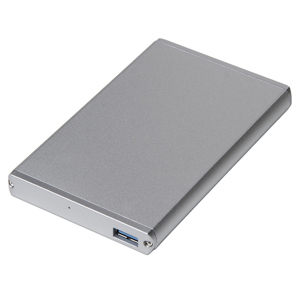 Sabrent 2.5" SSD & SATA Aluminum External Hard Drive Enclosure, Silver