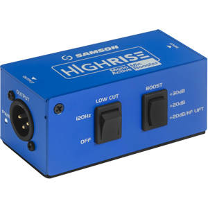 Samson HighRise Mono Active Inline Microphone Signal Booster SAMA25