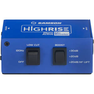 Samson HighRise Mono Active Inline Microphone Signal Booster SAMA25