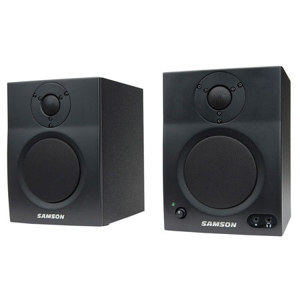 Samson MediaOne BT4 2-Way 4" Active Studio Bluetooth Monitors, Pair