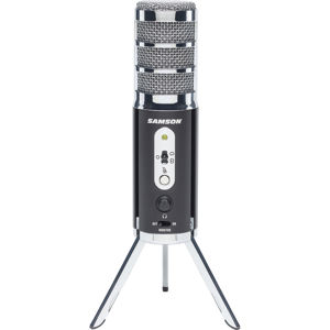 Samson Satellite USB/iOS Broadcast Microphone with Dual 16mm Condenser ...