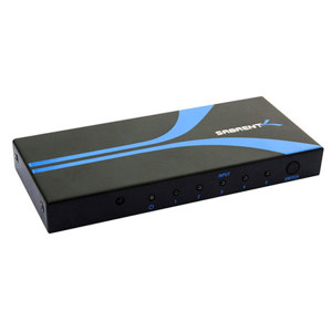 Sabrent High-End 5-Port HDMI Switch with Remote Control & Power Adapter
