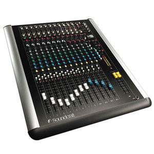 Soundcraft M12 Mixer with 12 Mono Inputs/4 Stereo Inputs/4 Stereo Returns