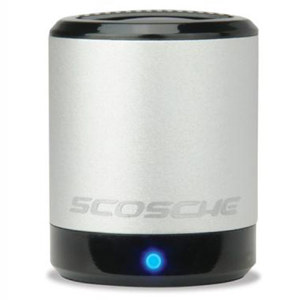 Scosche boomCAN Portable Media Speaker, Silver - Adorama