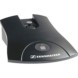 Sennheiser IS Series Microphone Table Stand with 3-pin XLR Connectors and Push-Talk Button ...