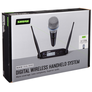 Shure GLXD24+ Dual Band Digital Wireless System with BETA 87A Mic,Z3: 2.4/5.8GHz GLXD24+/B87A-Z3