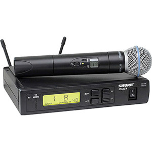 Shure ULXS24/BETA58-J1 Wireless Handheld Microphone System - J1 Frequency