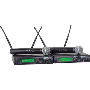 Shure ULXP24D/58-J1 Dual Wireless Handheld Microphone System (J1/554 ...