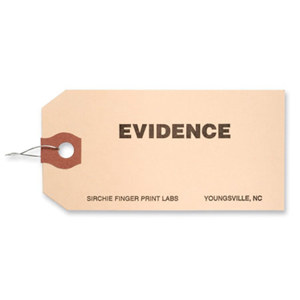 Sirchie Blank Evidence Tag, 3.75x1.88", 100 Each - Adorama