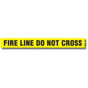 Sirchie Barrier Tape "FIRE LINE DO NOT CROSS" with Dispenser Box, 1 Each