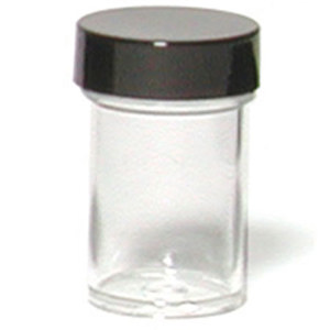 Sirchie Evidence Collection Polystyrene Jars, 1 oz, Set of 15