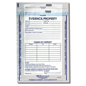 Sirchie 12" x 15-1/2" Integrity Evidence Bag, 100 Pack IEB1200