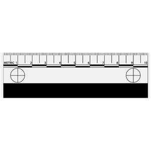 Sirchie Evidential Photo Scales, 10cm Length, Set of 10 PPS300