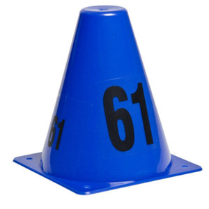 Sirchie SIRCHMARK 6" Evidence Marking Cones, Set of 20, Sequence 61-80 ...