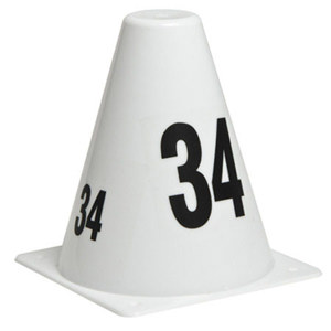 Sirchie SIRCHMARK 6" Evidence Marking Cones, Set of 20, Sequence 21-40 ...