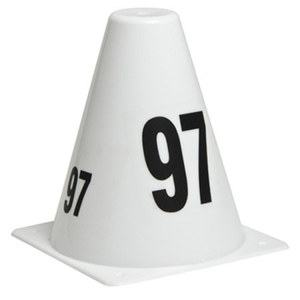 Sirchie SIRCHMARK 6" Evidence Marking Cones, Set of 20, Sequence 81-100 ...