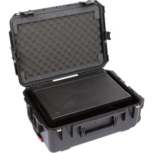 SKB iSeries 2RU Injection Molded Fly Rack Waterproof Wheeled Case, 13 ...