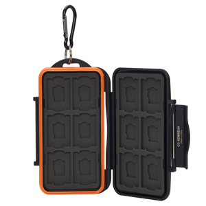 Slinger Card Caddy Memory Card Case for SD & microSD Cards, Black CC ...