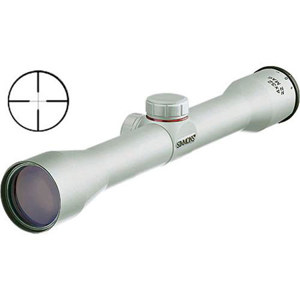 Simmons 4x32mm .22 MAG Riflescopee, Truplex Reticle, Matte Silver, 1" Tube