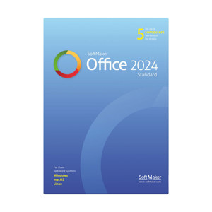SoftMaker Office Standard 2024 Software for 5 Devices, Download BN-0015-E