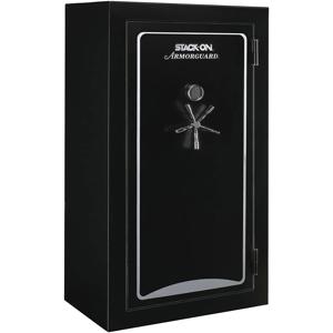 Stack-On 72" Tall 64 Gun Safe with Electronic Lock, Matte Black