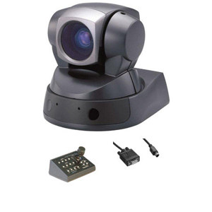 Sony EVI-D100 1/4" CCD Pan Tilt Zoom Remote Control Communications Camera - Bundle - with CP ...