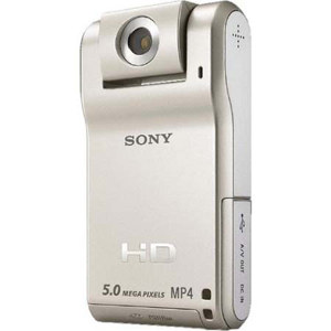 Sony MHS-PM1/D 5MP Webbie HD MP4 Camcorder, Silver