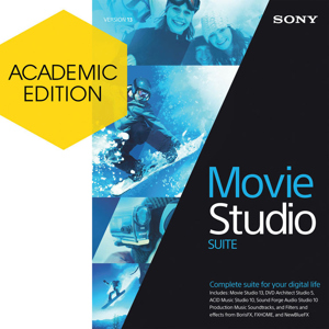 Sony Movie Studio 13 Platinum, Upgrade Site License, Education ...