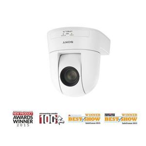 Sony SRG-300SE IP Streaming PTZ Camera with RC5-SRG EZ-2-Connect Kit, White