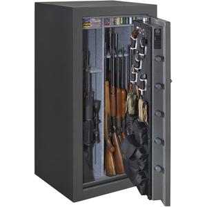 Stack-On 36-40 Gun Capacity Safe with Combination Lock, Gray Pebble