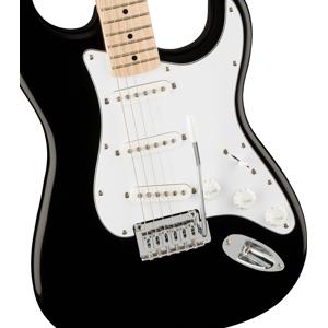 Squier Affinity Series Stratocaster Electric Guitar, Maple, Black ...