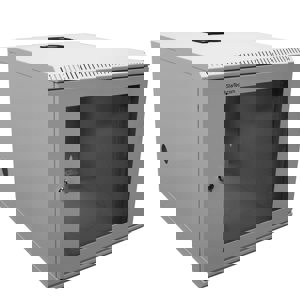 StarTech 10U 19" Wall Mounted Server Rack Cabinet, Beige CAB1019WALL