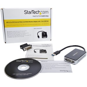StarTech USB 3.0 to DVI External Video Card Multi Monitor Adapter