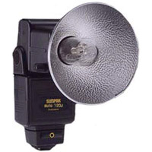 Sunpak 120J Auto Pro Flash, Guide Number 150 at Normal Position ISO 100 ft.