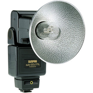 Sunpak 120J Auto Pro "TTL" Parabolic Reflector Flash Kit with TR-Pak II ...