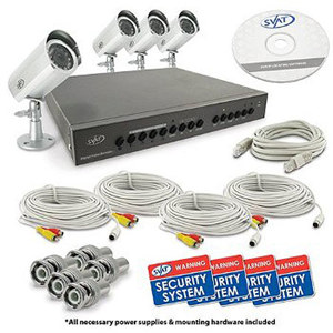 SVAT Web Ready DVR Security System with 4 Hi-Res Cams - Adorama