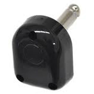 Switchcraft 1/4" Mono 2 Conductor Cable Mount Plug, Flat Black Plastic ...