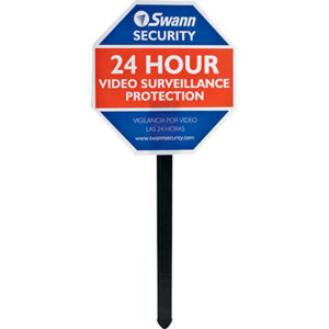 Swann Security Sign & Stickers with Yard Stake - Adorama