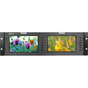 SWIT M-1070H 7inx 2 3U LCD Monitor Composite SD-SDI