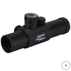Tasco 1 x 25mm ProPoint Series Shotgun & Handgun Scope, Matte Black ...