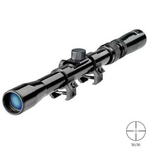 Tasco 3-7x20mm Rimfire Riflescope, 30/30 TV Reticle, 3/4" Center Tube ...