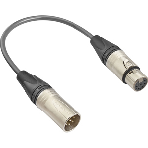 Telex 6-Pin M SWC to 6-Pin F NTX Adapter Cable - Adorama