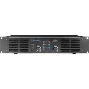 Technical Pro AX2000 2U Professional 2CH Power Amplifier, Black