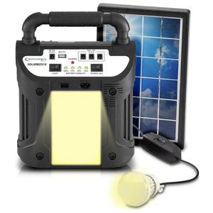 Technical Pro SOLARBOX10 9-in-1 Solar Power Bank Speaker w/ 12V 3000 ...