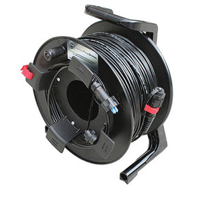 Tactical Fiber Systems 250' Single-Mode Two-Fiber Cable on Reel with ...