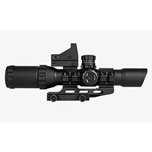 Trinity Force 1-4x28 Assault Combo Riflescope, Illum Mil-Dot Ret, 30mm ...