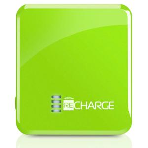 Techlink Recharge 2500mAh Li-polymer Portable USB Power Bank, Green