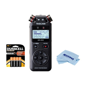 Tascam DR-05X Stereo Digital-Audio Recorder with USB Audio Interface, Kit