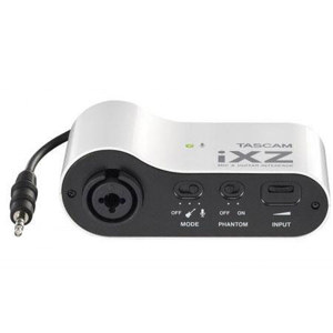 Tascam iXZ Mic & Instrument Interface for iPad/iPhone/iPod Touch IXZ