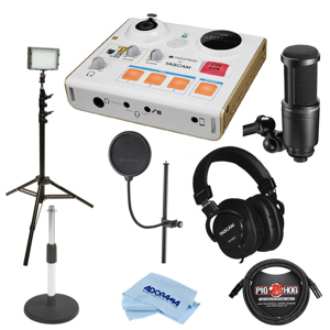 Tascam MiniSTUDIO Video Blogger Kit with Microphone, Headphone, Mic ...